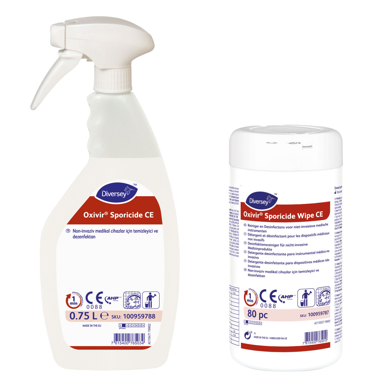 Sporizid Oxivir Sporicide/Wipe